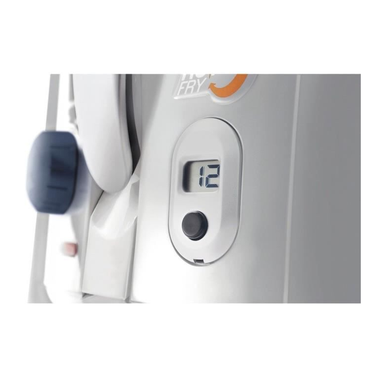 DELONGHI F28533.W1 Friteuse électrique classique RotoFry - Blanc