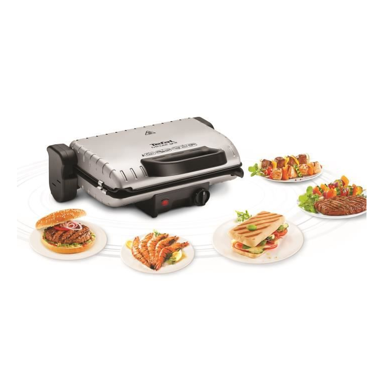 TEFAL GC205012 Grille-viande électrique Minute Grill - Inox